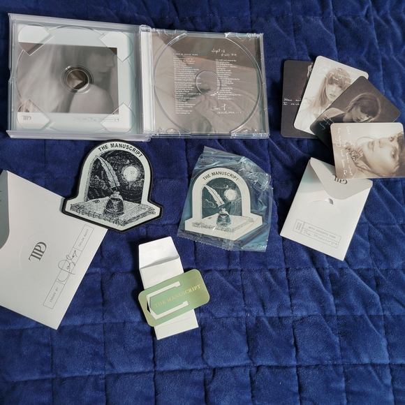 Taylor Swift | Media | Taylor Swift The Manuscript Ttpd Deluxe Cd Set ...
